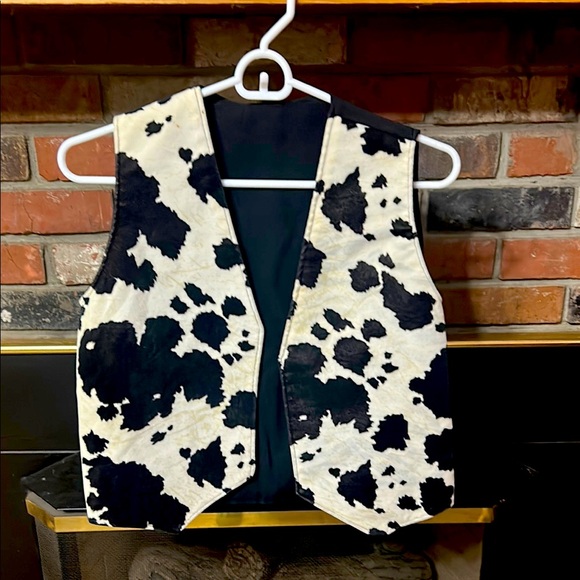 Jackets & Coats | Cow Print Vest | Poshmark